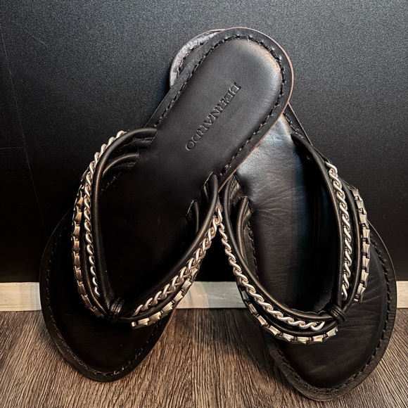 Bernardo | Shoes | Brazilian Bernardo Miami Style Black Leather Sandals ...